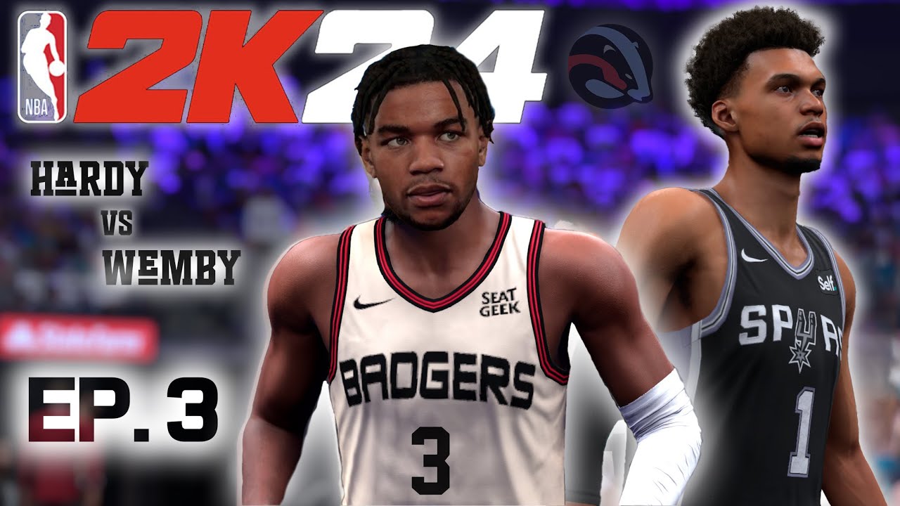 A BATTLE Against WEMBY + #addplayer MODELS | NBA 2K24 REALISTIC MyNBA ...