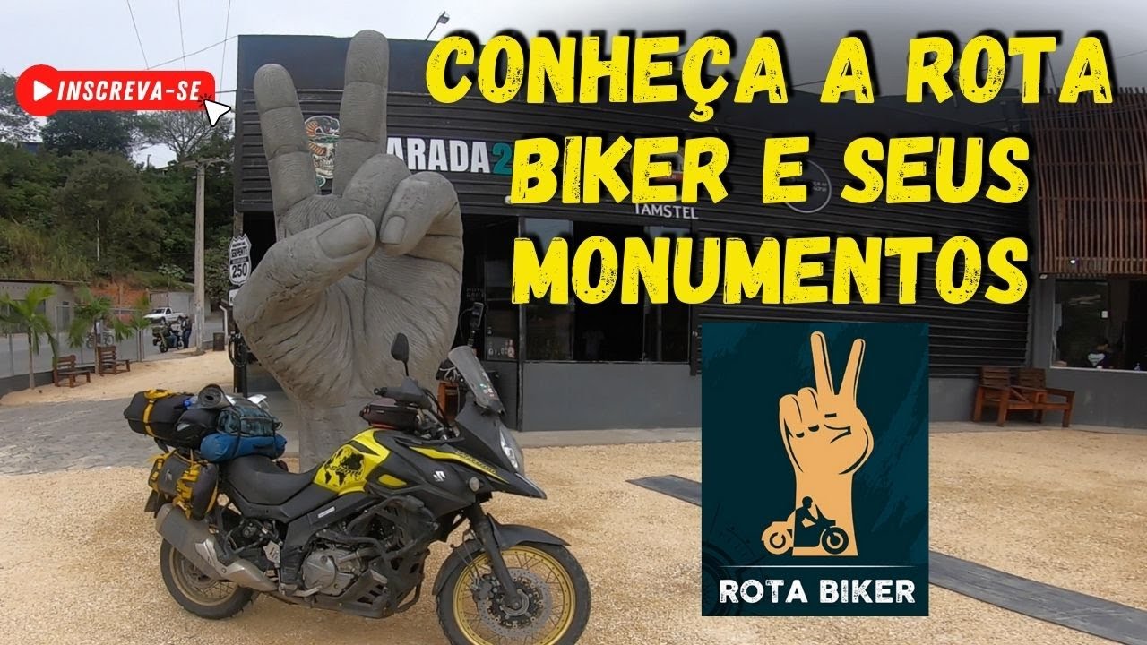 Conheça a Rota Biker e seus monumentos Bikers - YouTube
