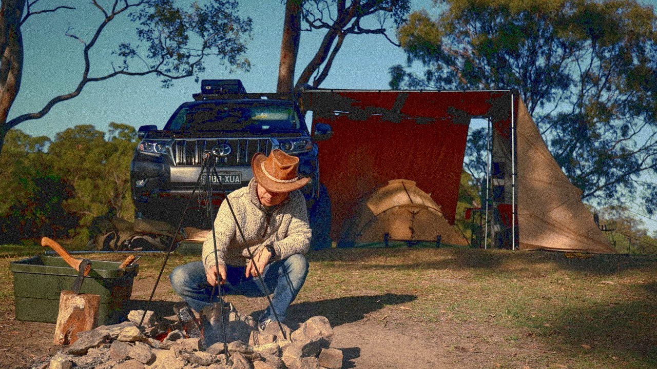 Tough camping on Friday 13th | ARB Awning Alcove | Ocean View ...