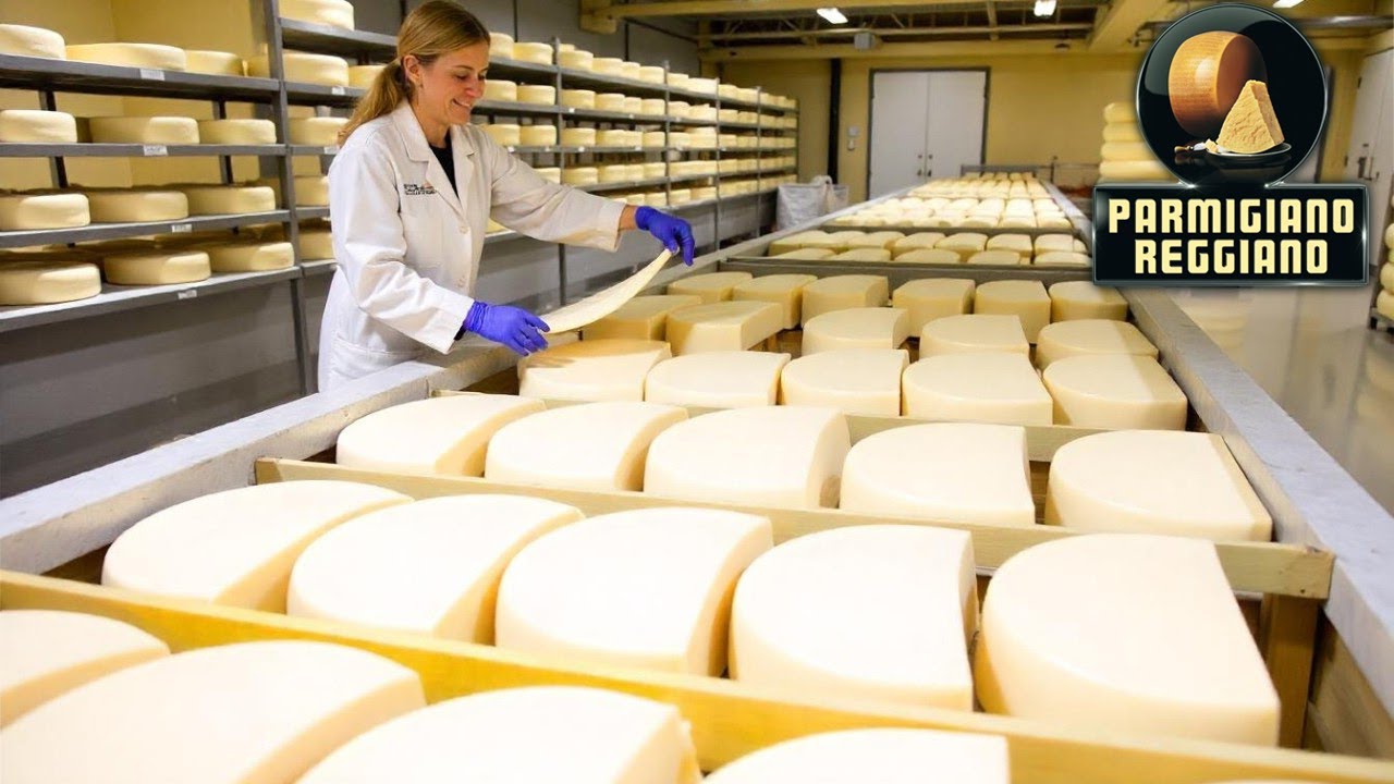 How Parmesan Cheese Is Made by Hand | Witnessing the Birth of the ...