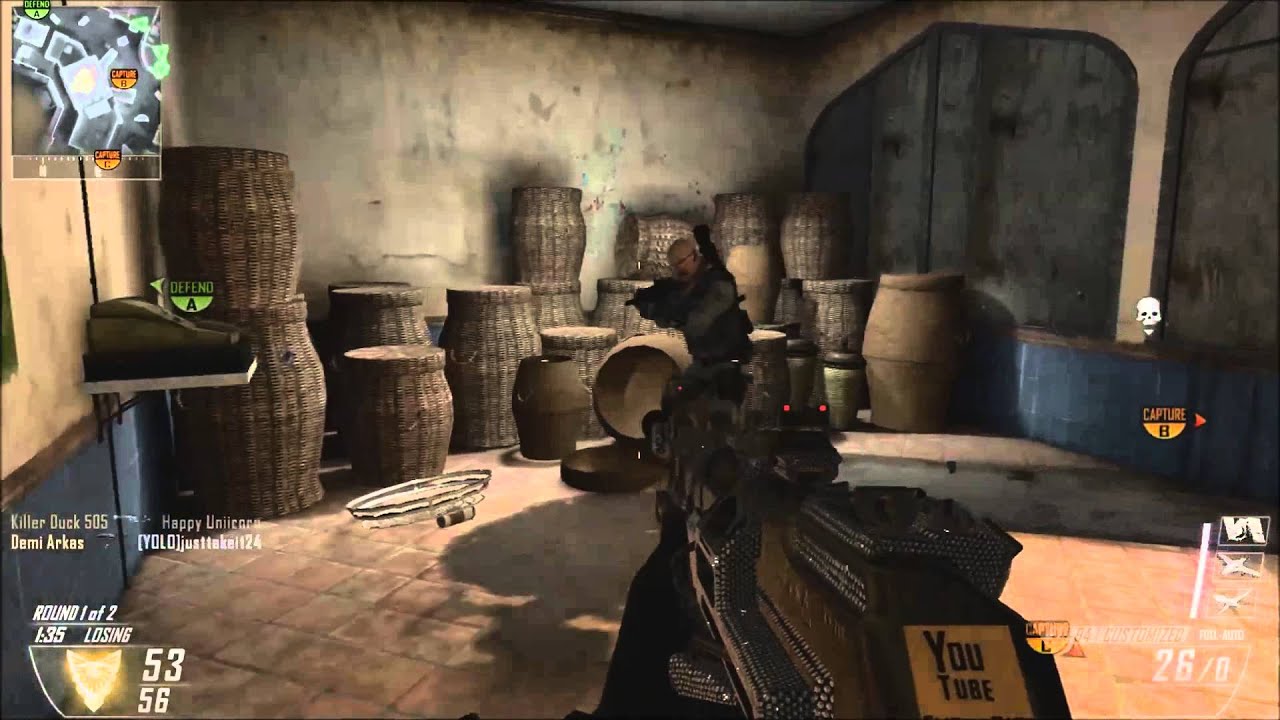 BO2-Easiest way to get the nuclear on the map Overflow - YouTube