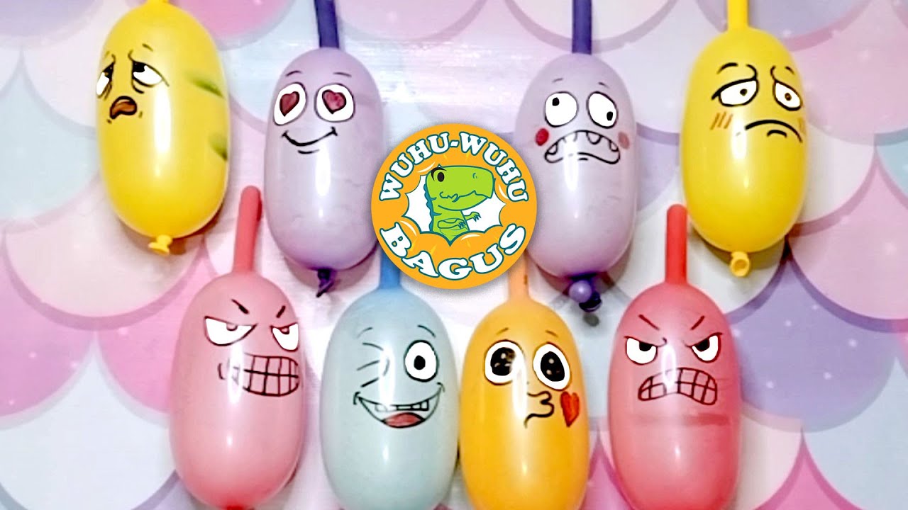 Satisfying ASMR making Slime Smile - 🌈Rainbow Smile with FUNNY BALLOONS ...