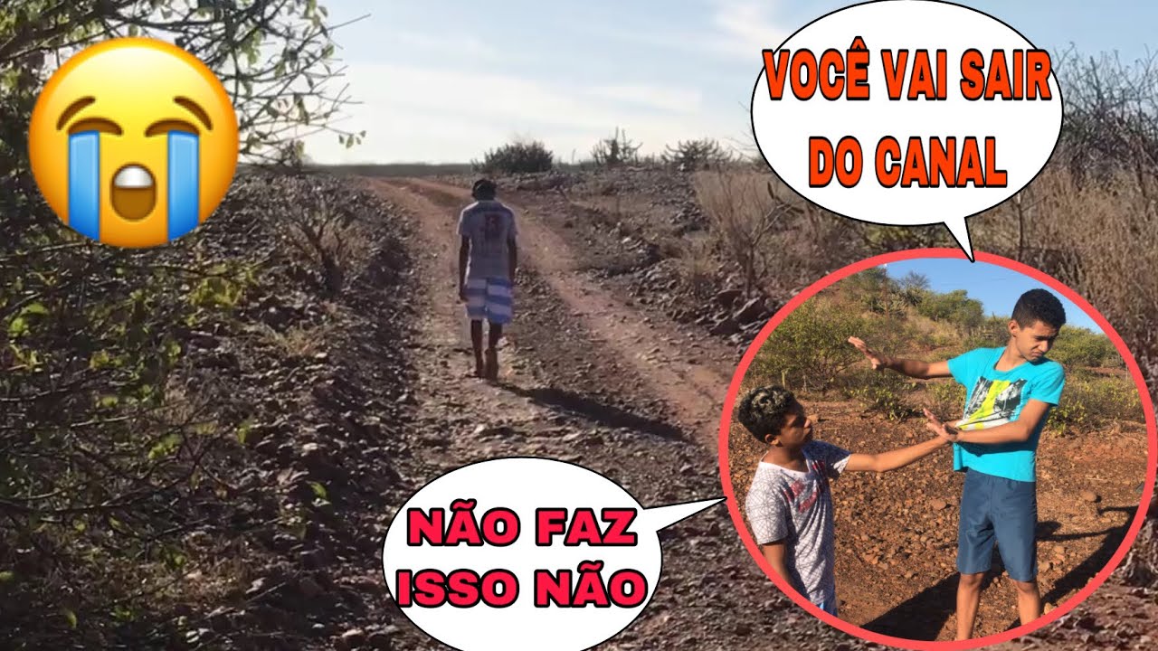 Falei Que Ele Vai Sair Do Canal Ele Chorou Youtube