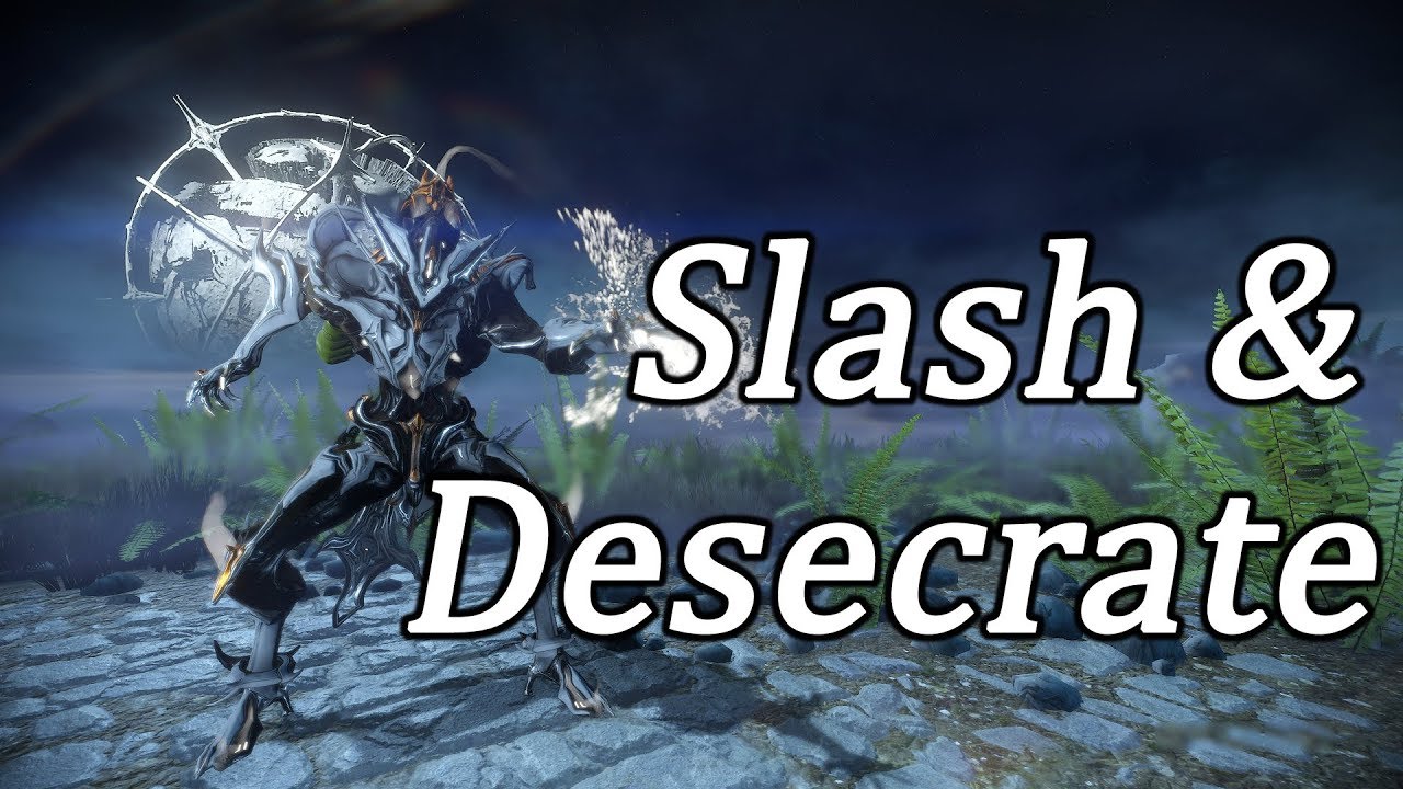 Warframe | How Slash Damage works with Nekros Desecrate - YouTube