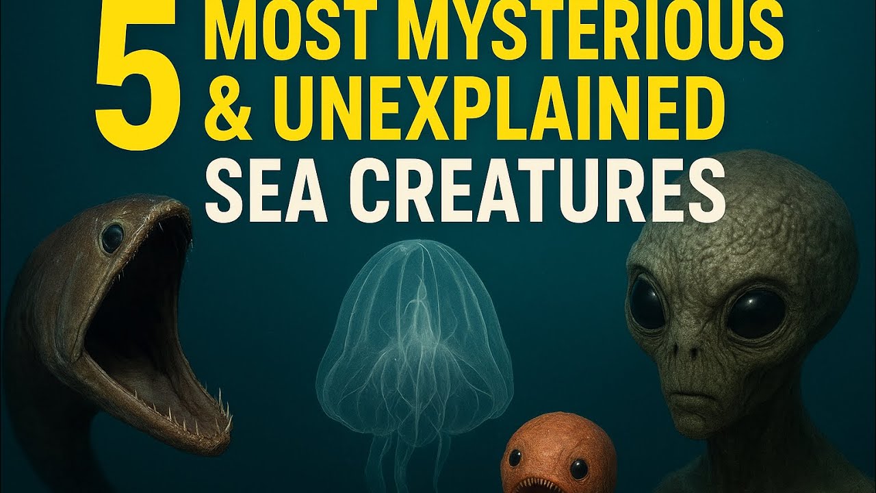 5 Most Mysterious & Unexplained Sea Creatures - YouTube