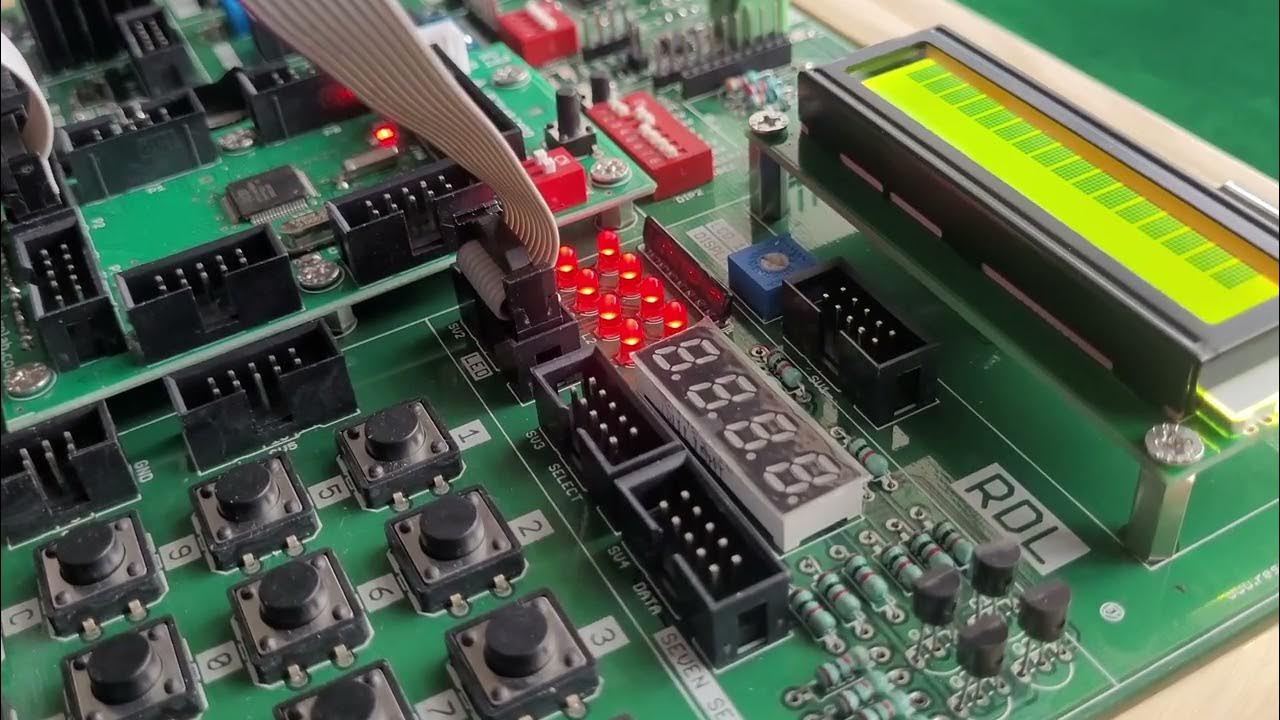 Arm Development Board Lpc2148 Lpc2129 Lpc1768 Youtube