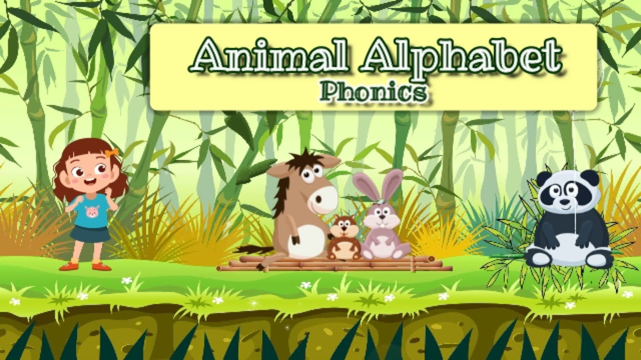 Animal Alphabet Phonics Sound | Panda Bear | graciedoodlestv - YouTube