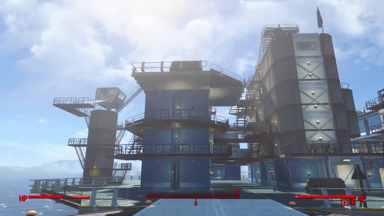Fallout 4-MGS V Motherbase WIP Command Platform(out dated) - YouTube