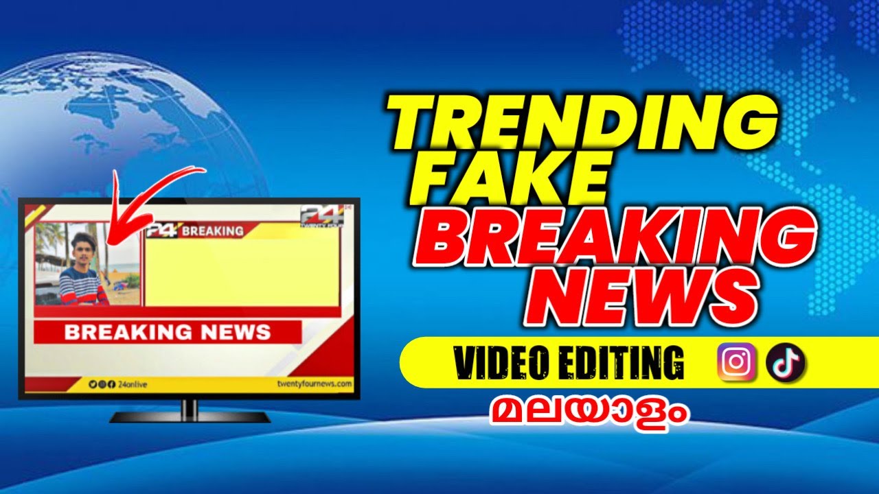 INSTAGRAM REELS TRENDING BREAKING NEWS EFFECT VIDEO EDITING | BREAKING ...