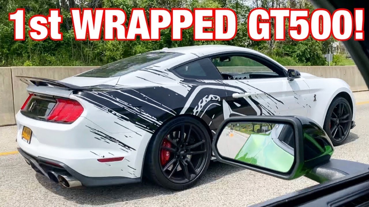 TAKING DELIVERY of WORLDS 1ST WRAPPED 2020 GT500! - YouTube