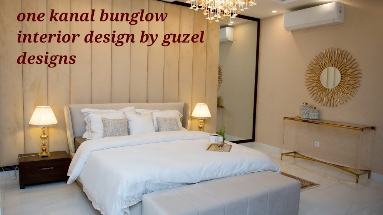 1 Kanal Bunglow Modern Interior Design By Guzel Designs - YouTube