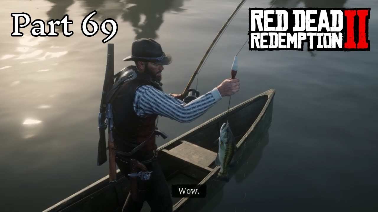 Meeting Jeremy Gill! Lake Fishing! First Bass! Red Dead Redemption 2 ...
