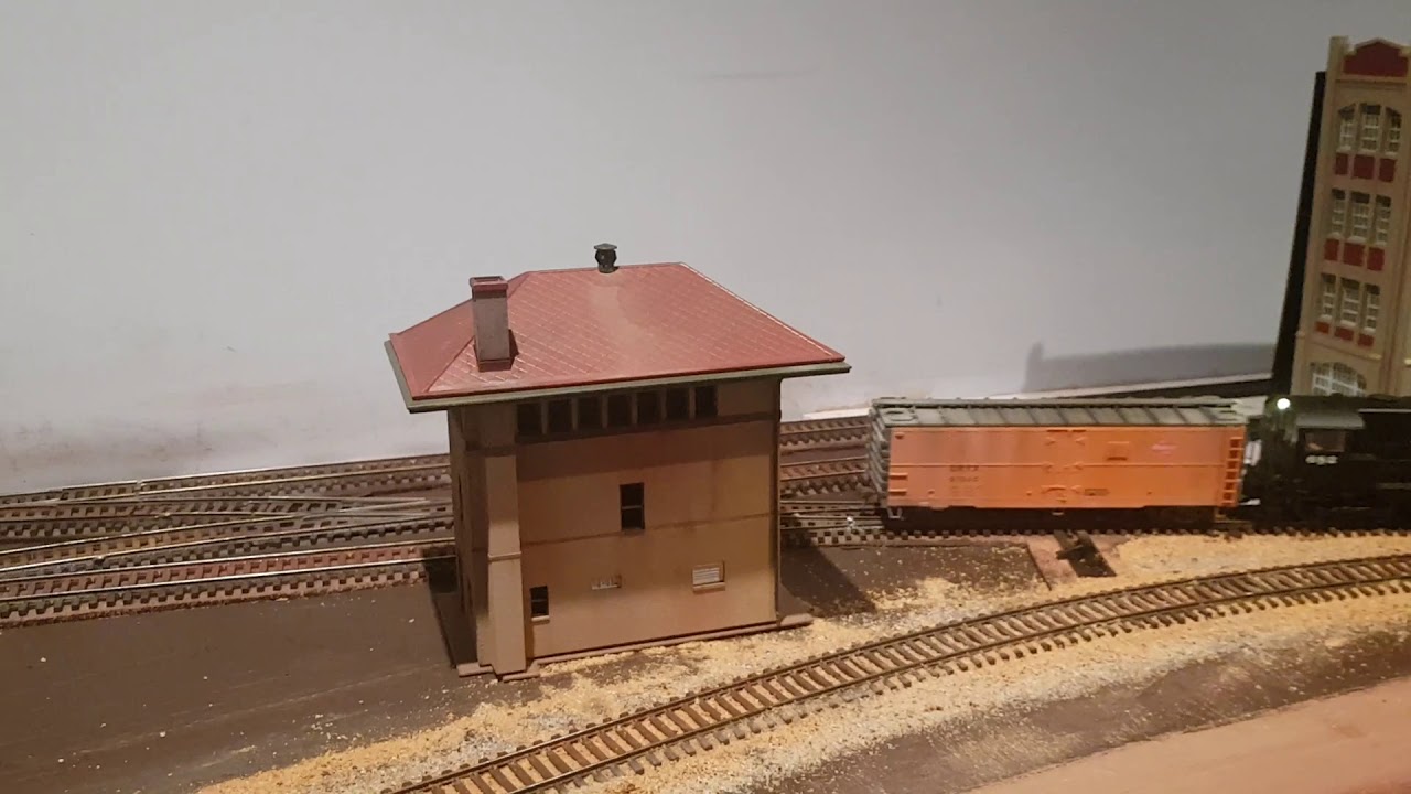 HO Industrial Shelf Layout - YouTube