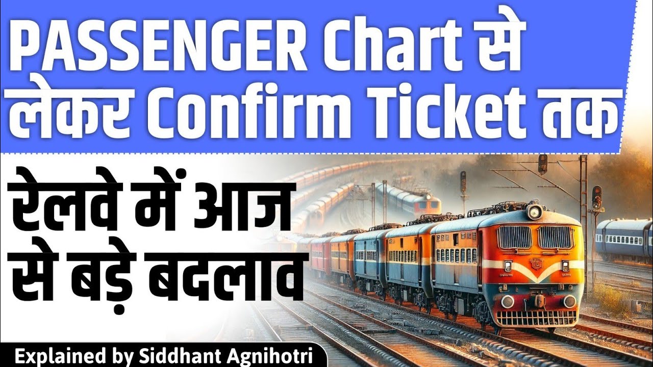 Everyone will get confirm tickets : Big Changes by Indian Railways from ...