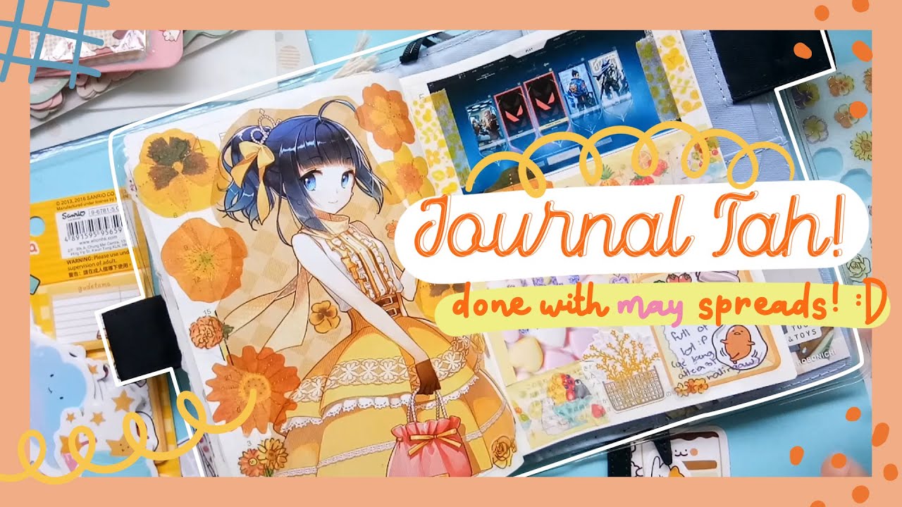 Journal Tah! | Done With May Spreads/Pages! | Tweetums - YouTube