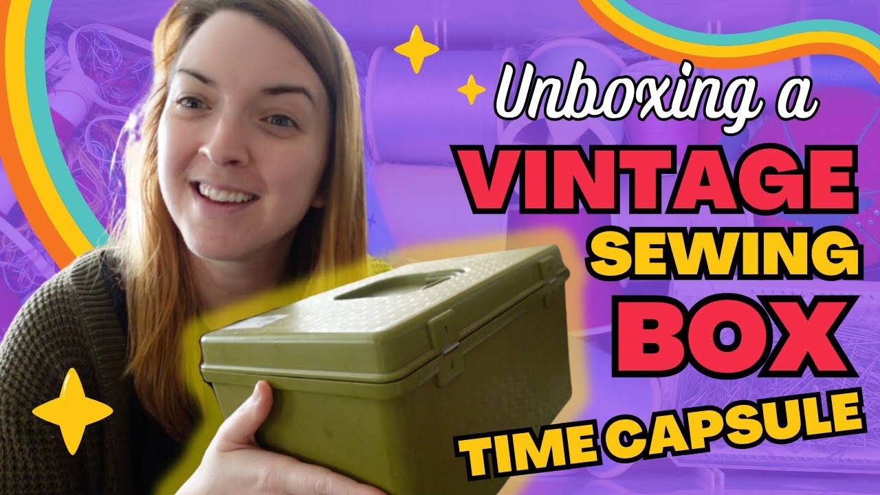 What's Inside this 70 Year Old Vintage Sewing Box Time Capsule? - YouTube
