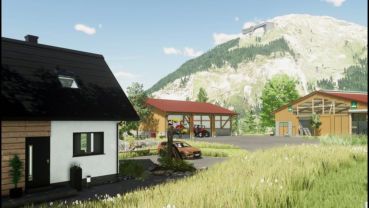 A Home in the Hills | New Farm on South Erlengrat | FS22 Realistic ...