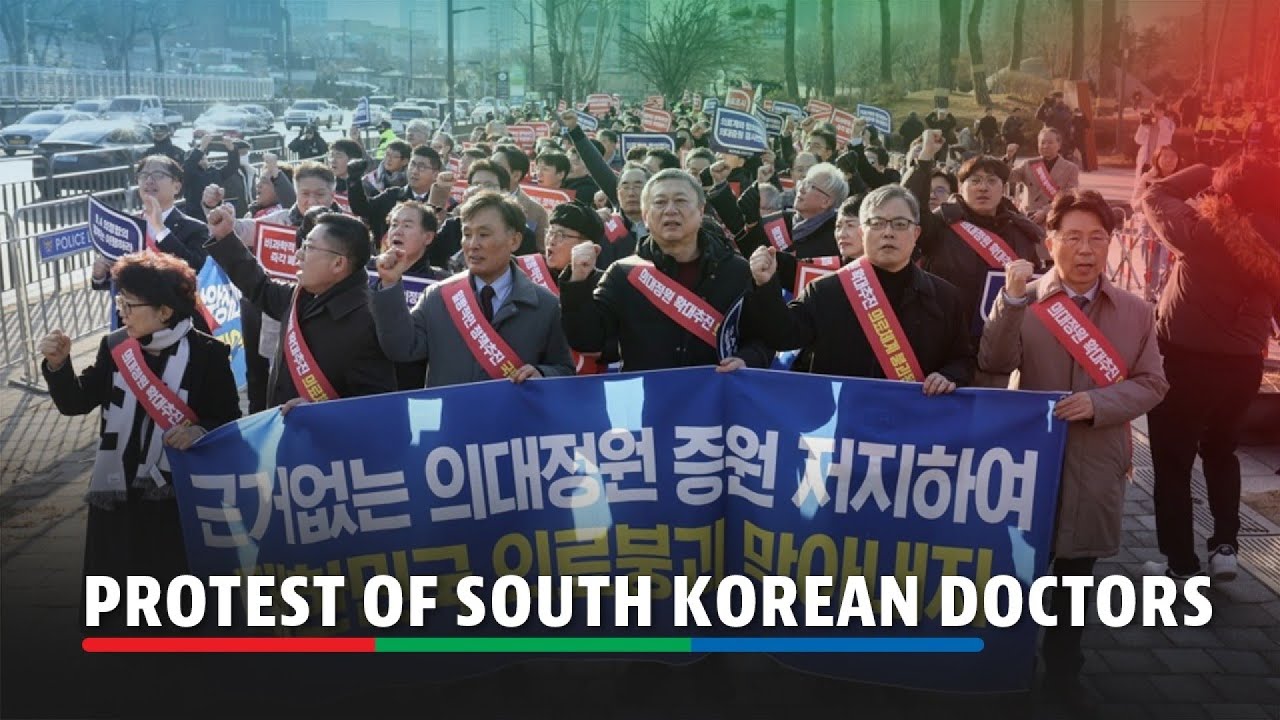 South Korean Doctors March To Protest Medical School Quotas Abs Cbn
