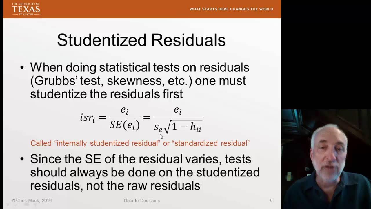 Lecture21 (Data2Decision) Leverage in Regression - YouTube