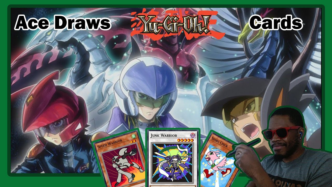 Drawing Yu-Gi-Oh Cards 5ds Edition - YouTube
