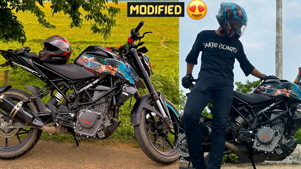 Finally Apni KTM Duke 250 Ki Modification Hohi Gayi 😍 - YouTube