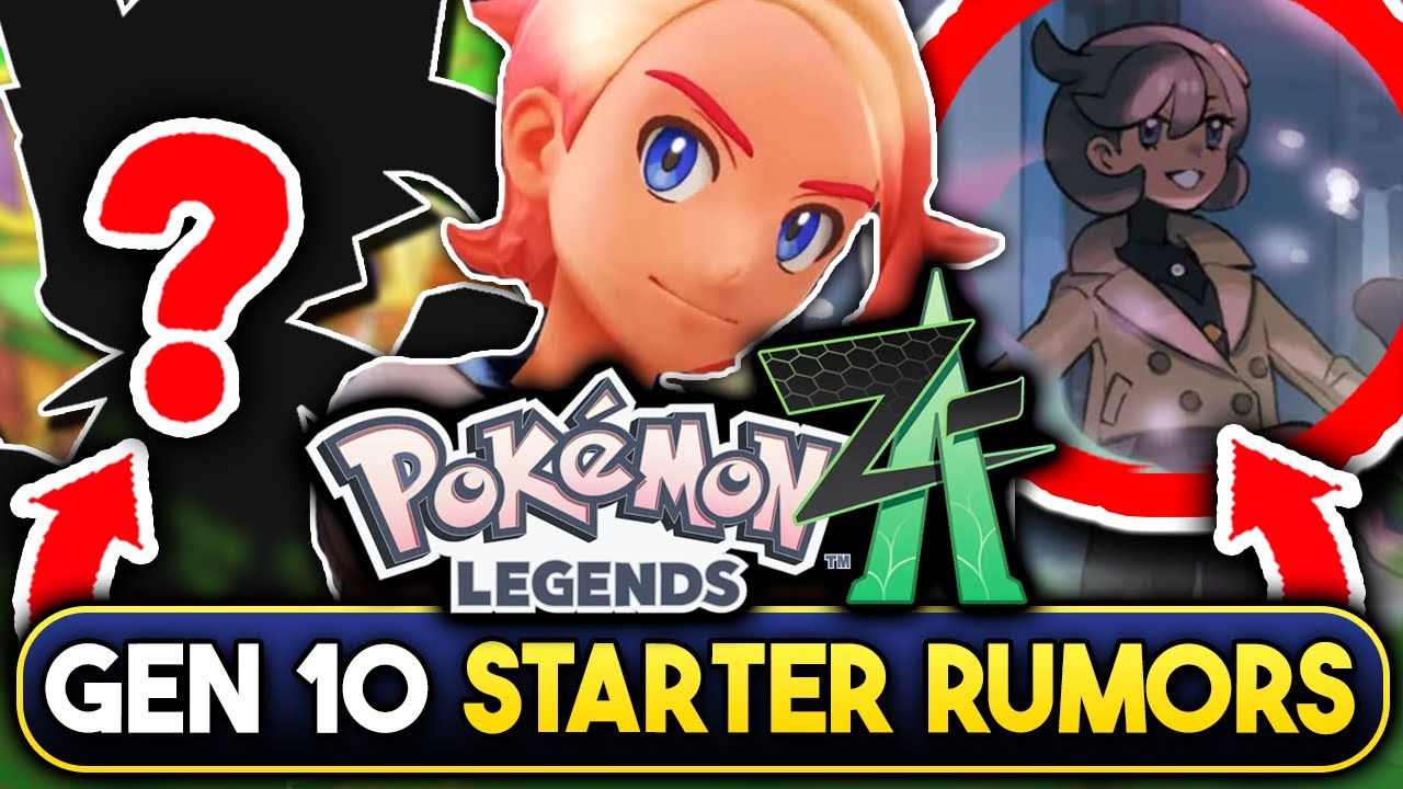 POKEMON NEWS! NEW GEN 10 STARTER POKEMON RUMORS! LEGENDS ZA TRAILER ...