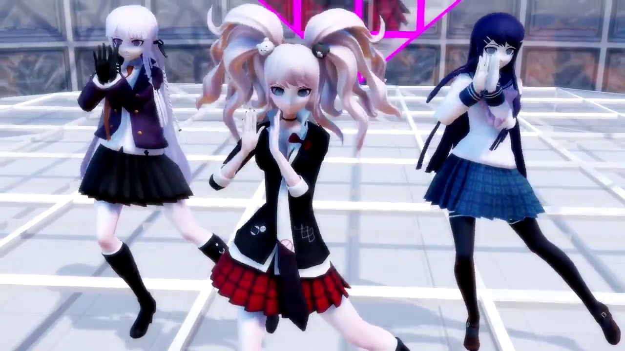 [MMD] Danganronpa - Junko,Kyoko,Sayaka - Tougen Renka - YouTube