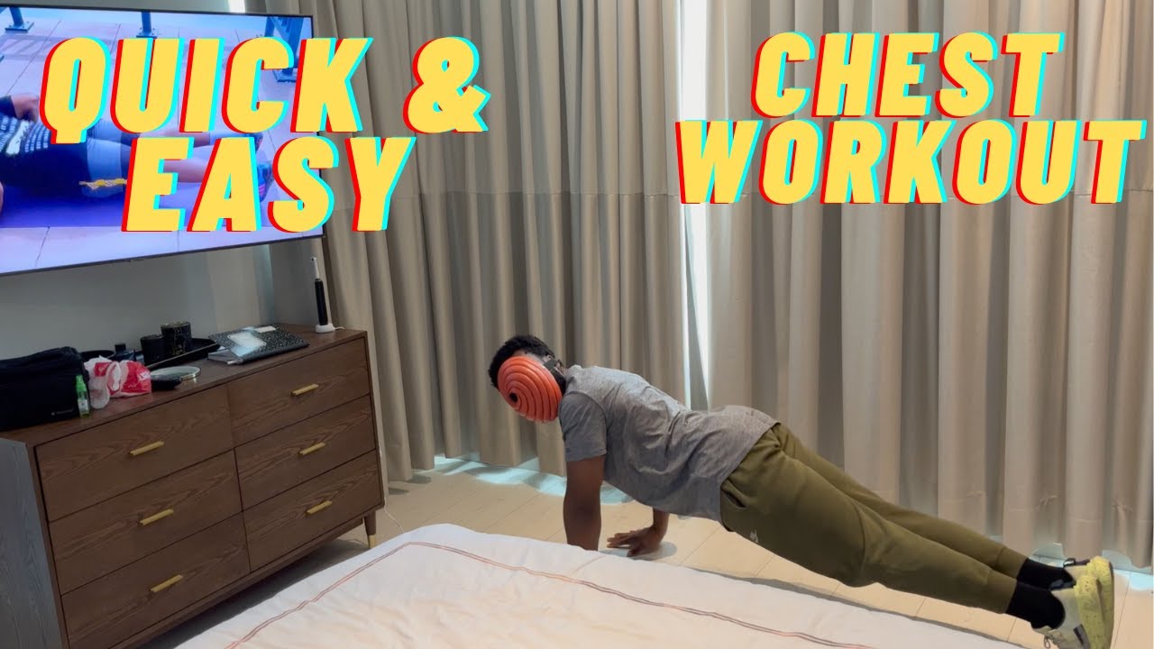 2 Min QUICK & EASY CHEST WORKOUT - YouTube