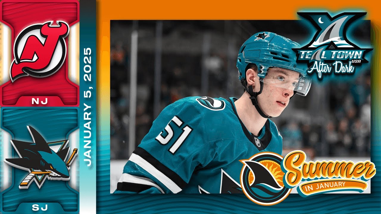 San Jose Sharks vs New Jersey Devils - 1/4/2024 - Teal Town USA After ...