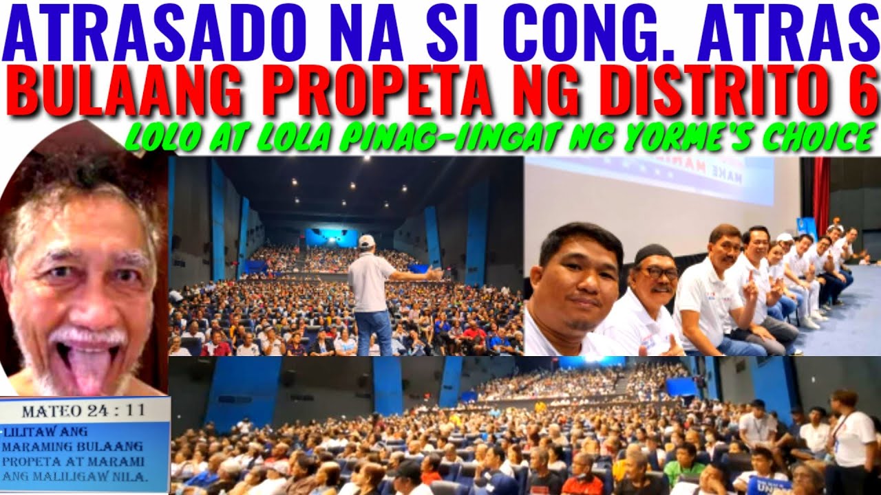 HUWAG NA IBOTO ANG BULAANG PROPETA? YARE NA SI CONG. ATRAS SA DISTRITO ...