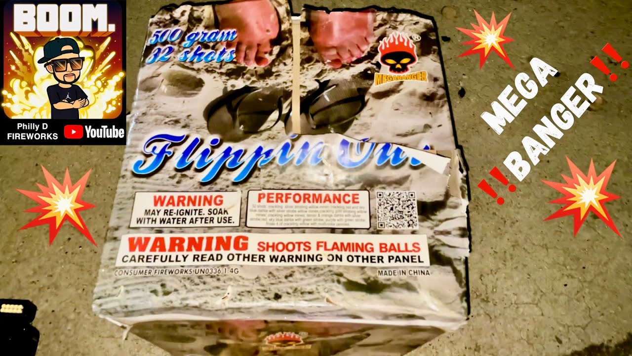 MEGABANGER Flippin Out 500g Fan Cake 32 Shots! - YouTube