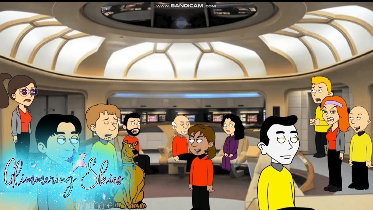 Caillou, Dora And The Scooby Doo Gang Go On Star Trek: TNG #goanimate # ...