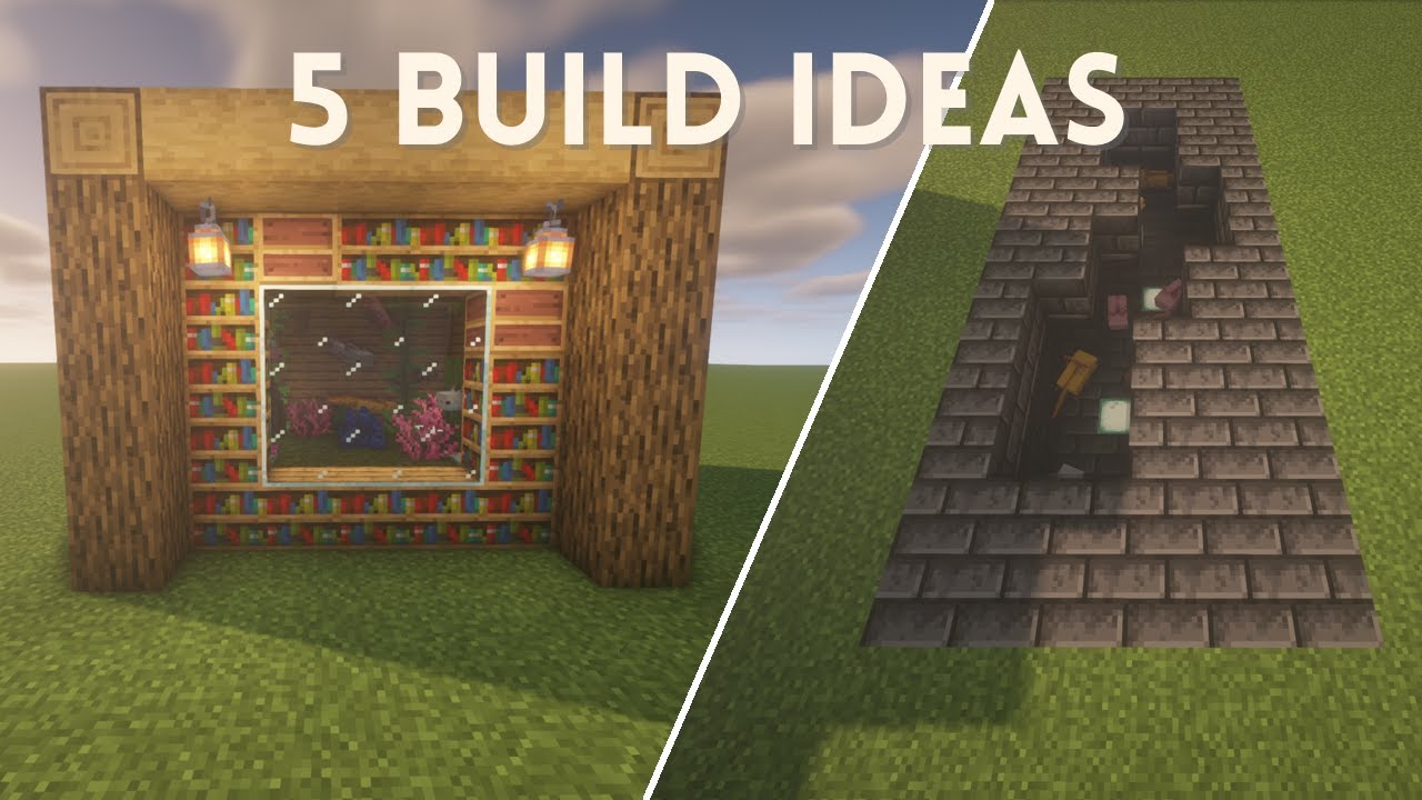 5 AWESOME Axolotl Aquariums | Minecraft Builds - YouTube