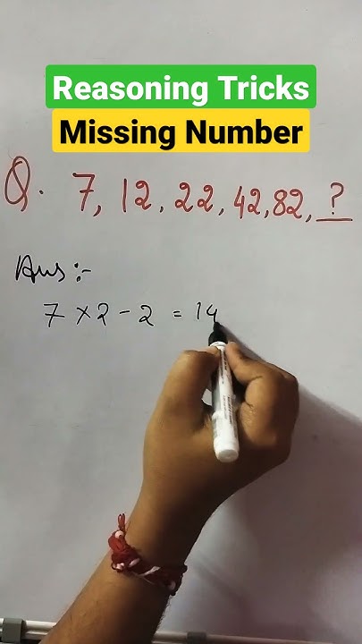 Q19 - Find the Missing Number | Reasoning Tricks | Important for Competitive Exams - YouTube