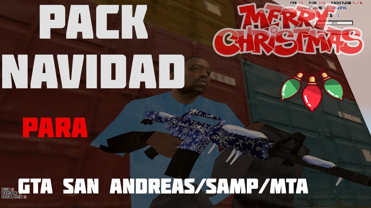 PACK NAVIDAD-CHRISTMAS para GTA SAN ANDREAS/SAMP/MTA - YouTube