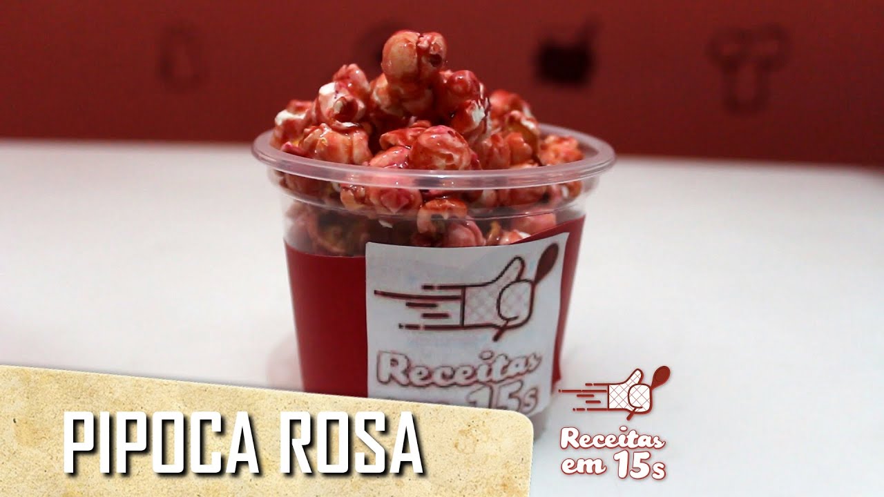 Pipoca Rosa em 15 segundos - YouTube