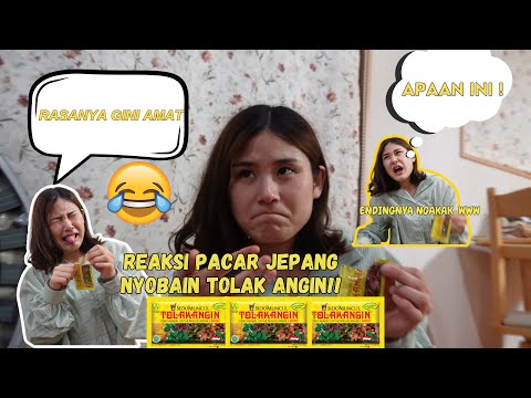 REAKSI PACAR JEPANG NYOBAIN TOLAK ANGIN😂