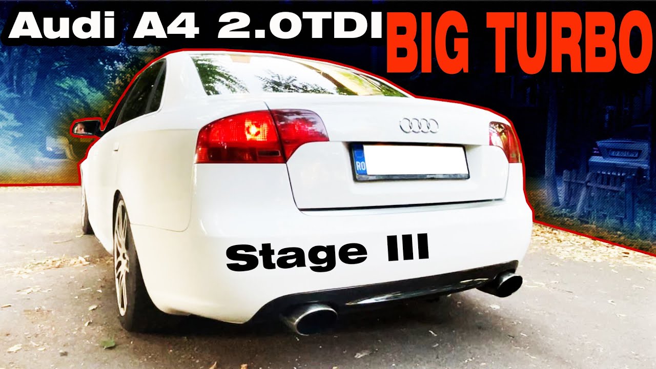 Audi A4 B7 2.0 TDI 170 Quattro | Stage 3 BIG TURBO Upgrade - YouTube
