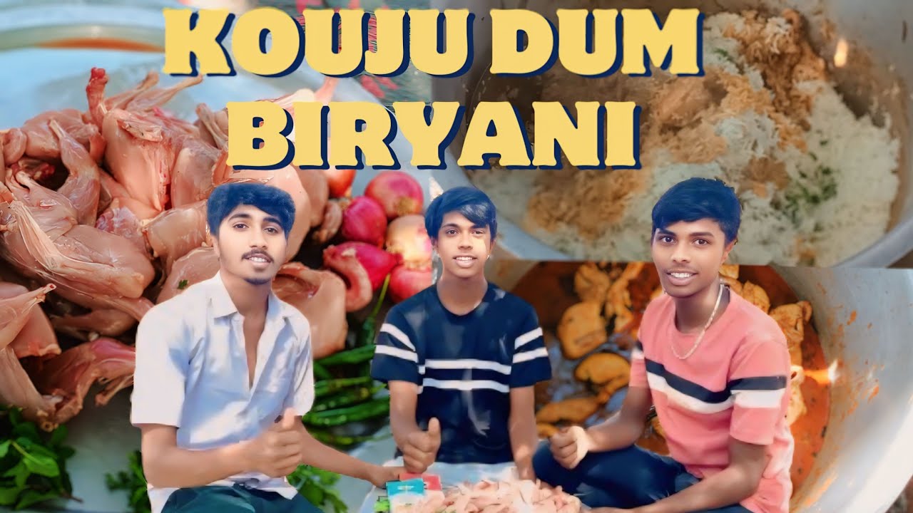 Kouju Dum Biryani | Quail Bird Biryani | Village Cooking Kannada # ...