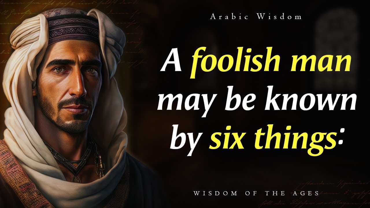 Short But Wise Arabic Proverbs And Sayings Which Are Better To Be Known ...
