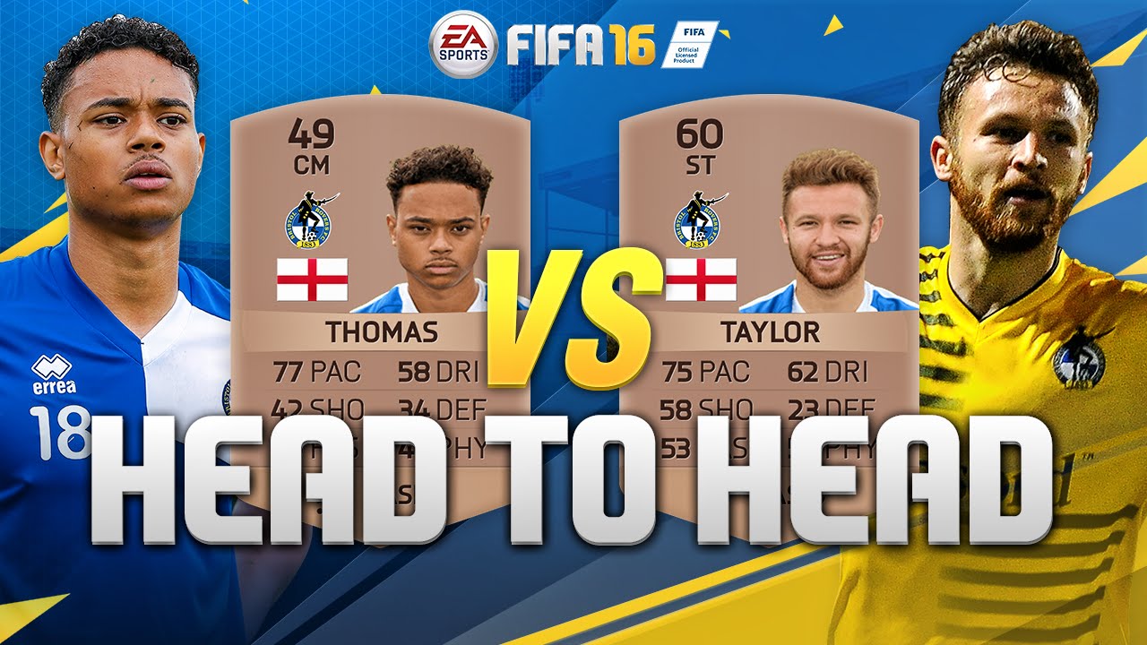 FIFA 16 | Head to Head | Dominic Thomas vs Matty Taylor - YouTube