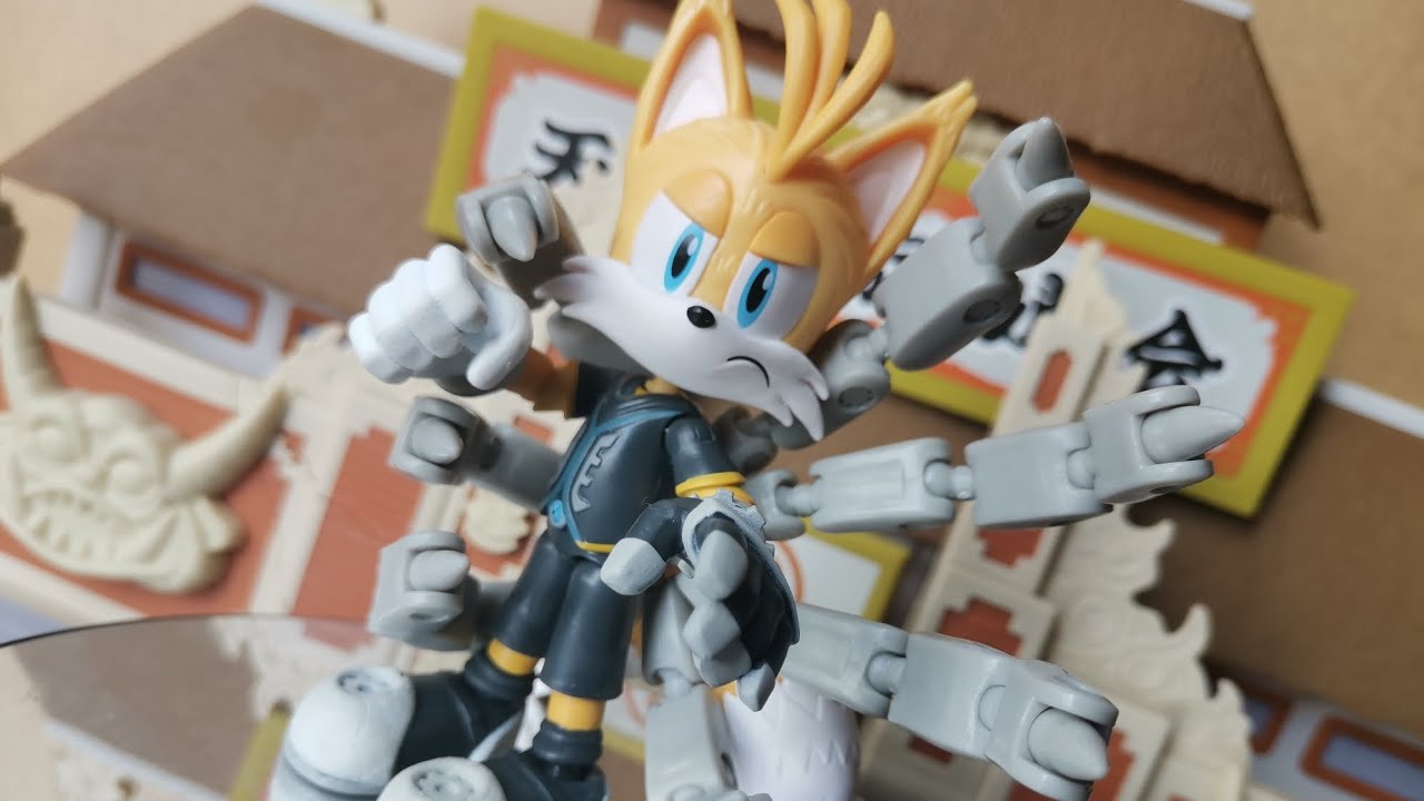 Tails, Nine! Sonic the Hedgehog Prime Jakks Pacific Figure Unboxing and ...