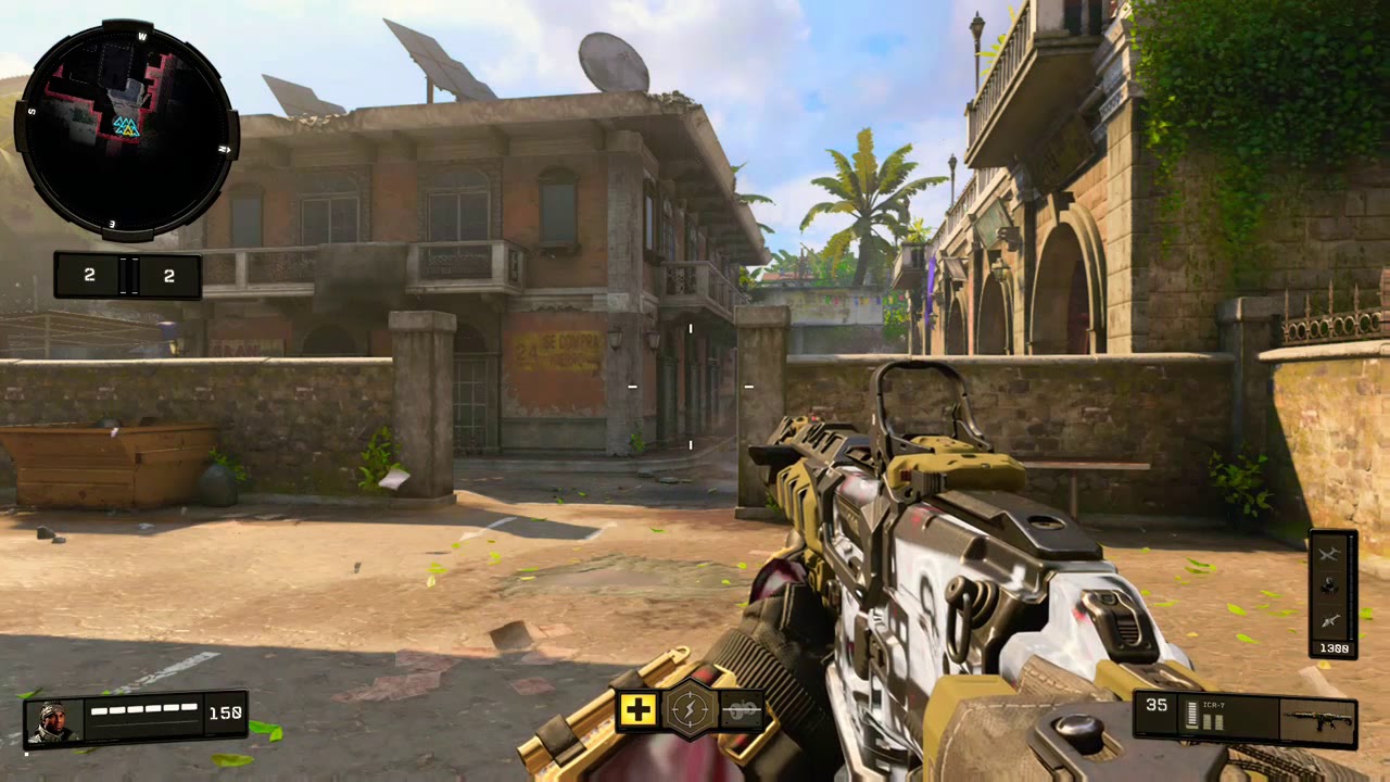 Gunship + slums = destruction in bo4 - YouTube