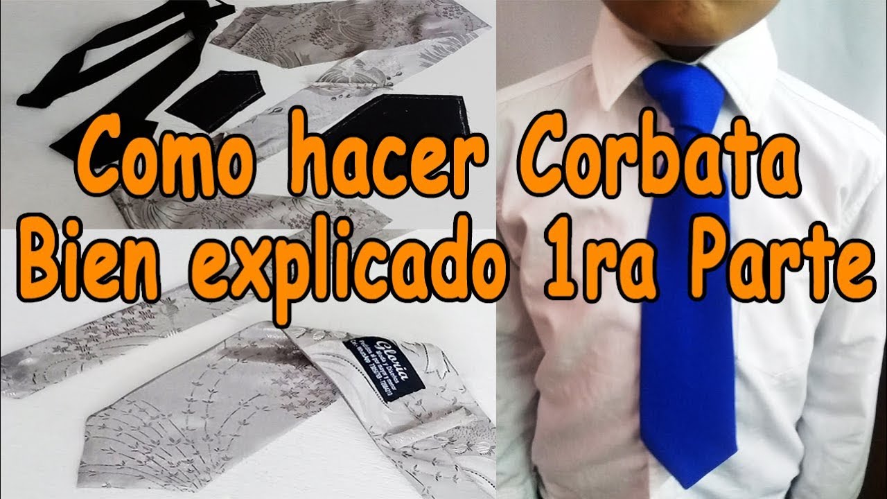 Como Hacer La Corbata, Bien Explicado 1ra Parte - YouTube