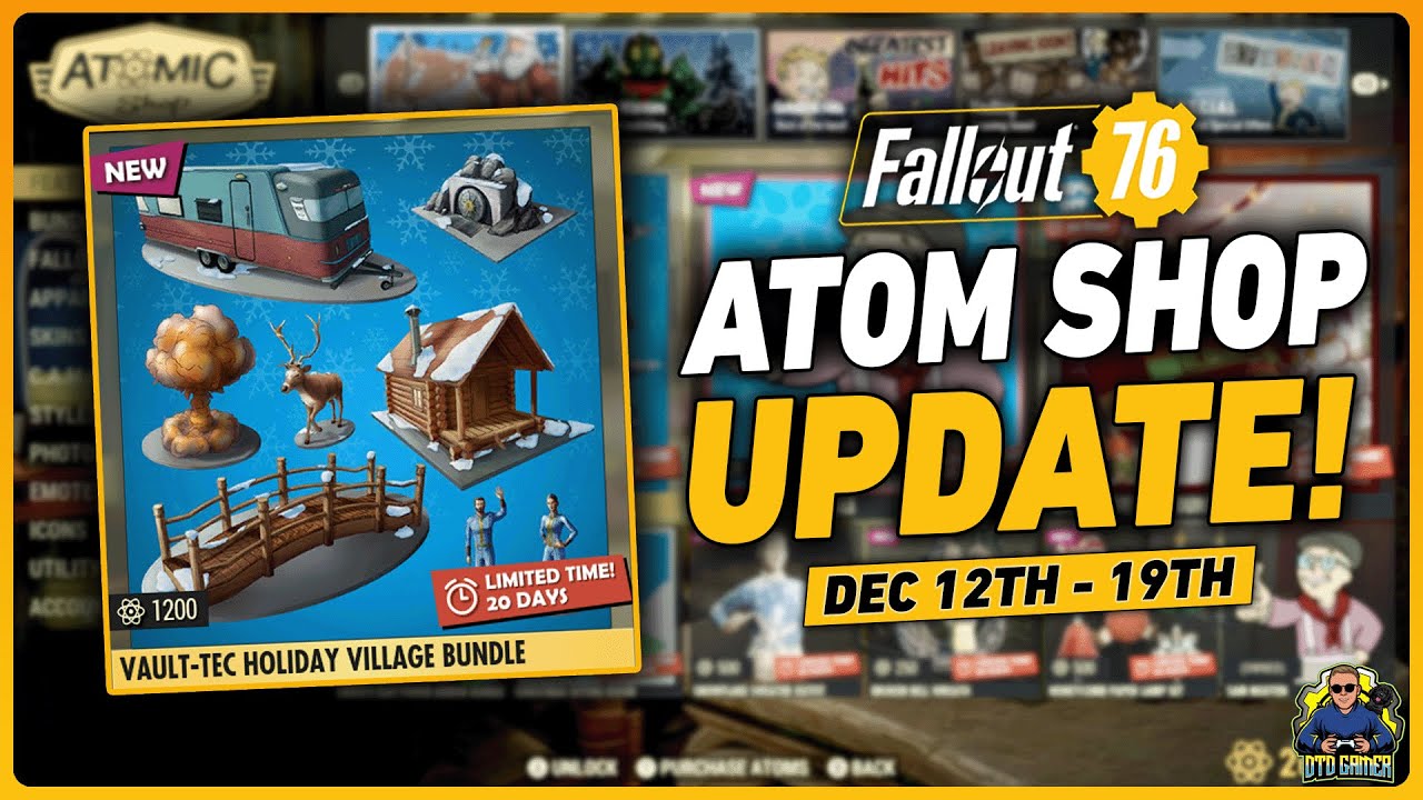 Fallout 76 Atomic Shop Update | December 12th - 19th - YouTube