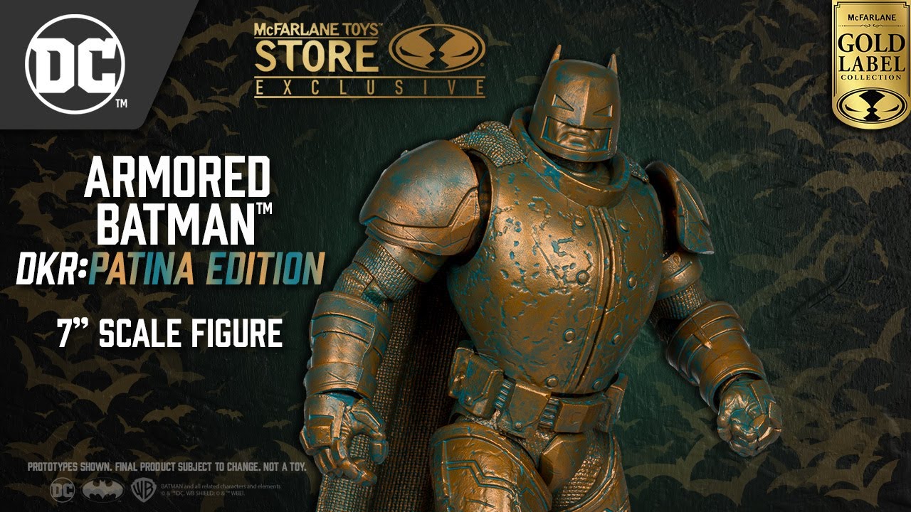 NEW DC Multiverse™ Armored Batman™ (DKR) Patina Edition 7" Scale Figure ...