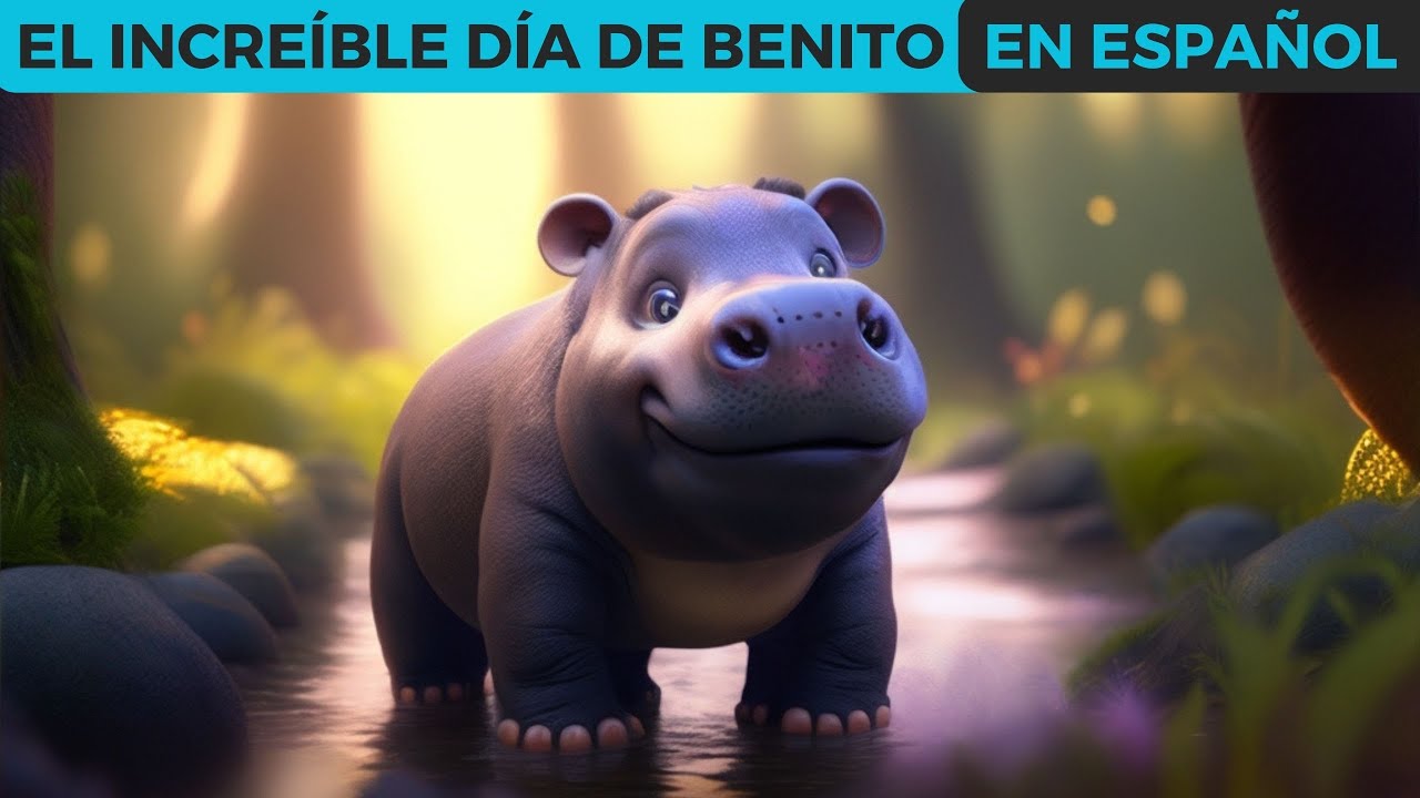 El increíble día de Benito | Cuentos infantiles | Cuentos En español ...