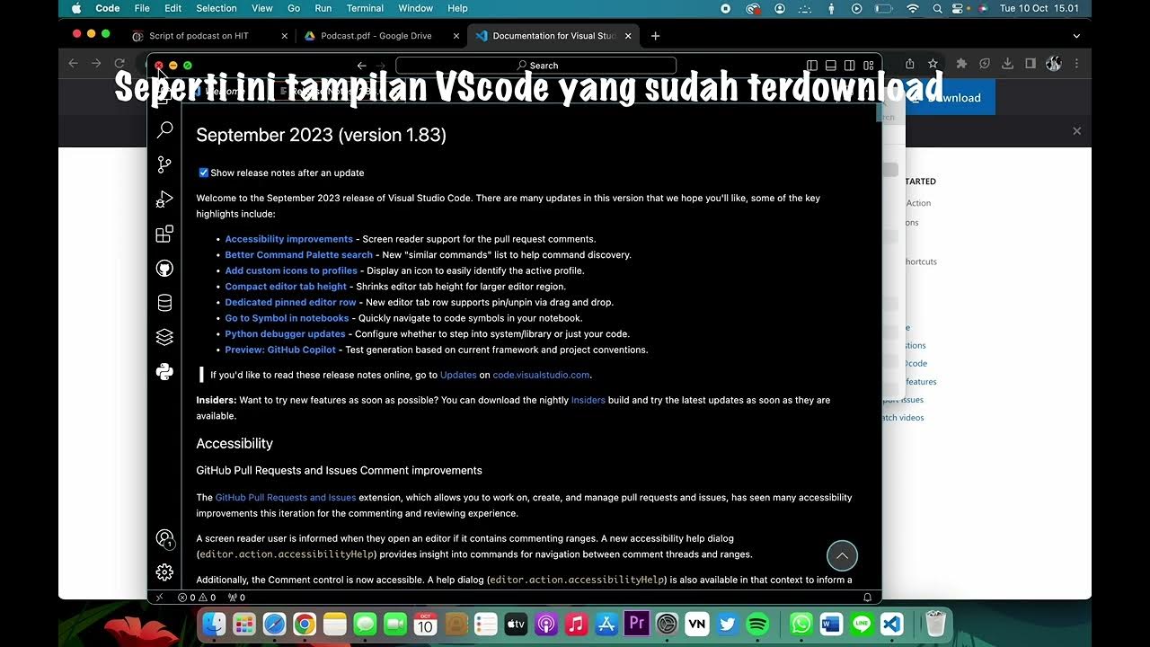 Assigment 3 - Video Tutorial Install VsCode, Python, Java (MacOS) - YouTube