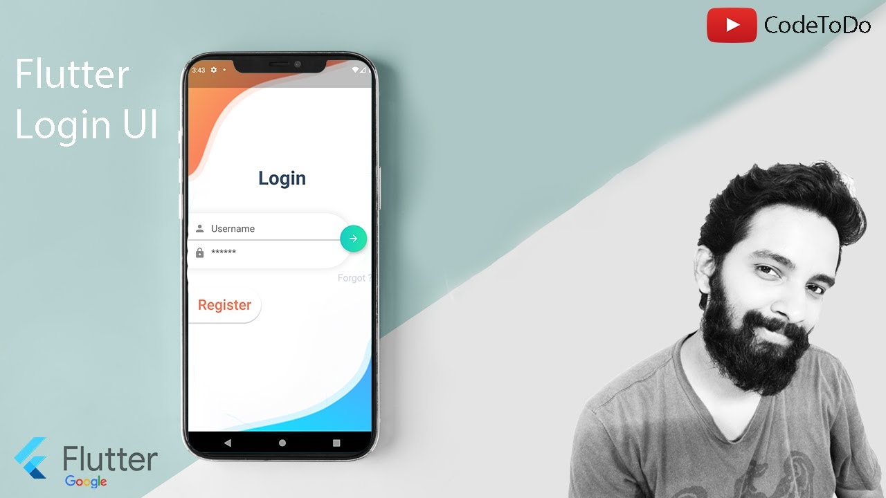 Login UI - Flutter UI - Speed Code - YouTube