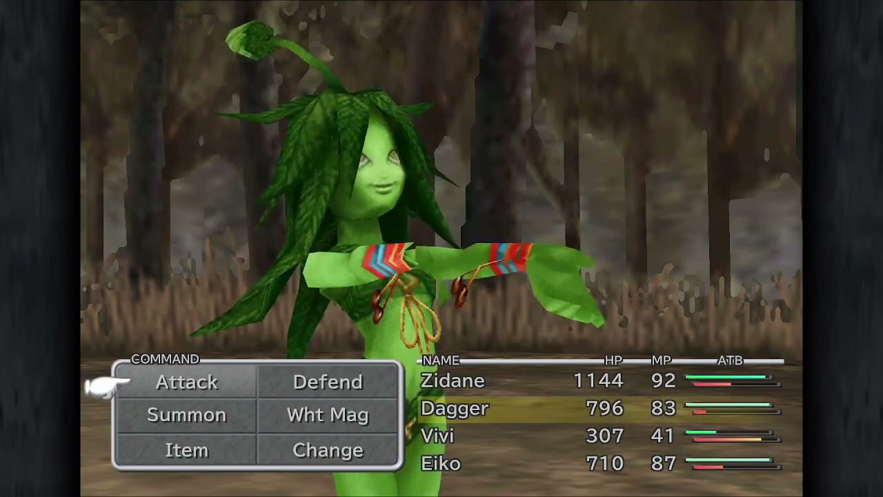 Final Fantasy IX (PS4) - Pualei Plains - Nymph friendly monster battle ...